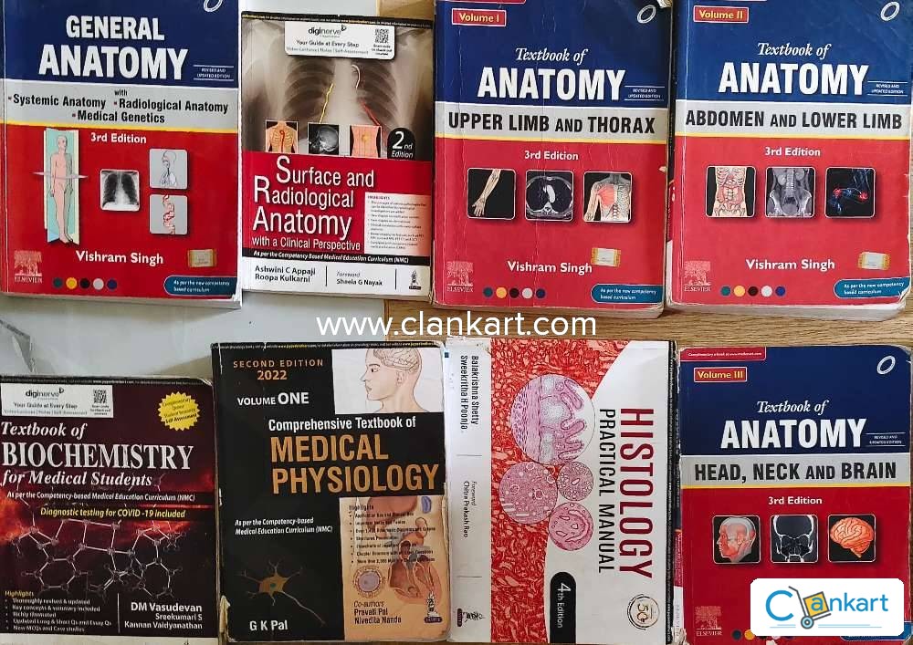 Buy '1st Year Mbbs Books' Book In Good Condition At Clankart.com