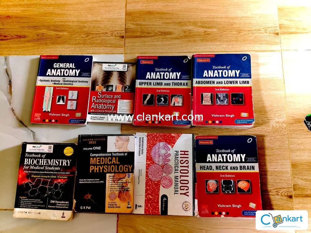 Buy '1st Year Mbbs Books' Book In Good Condition At Clankart.com