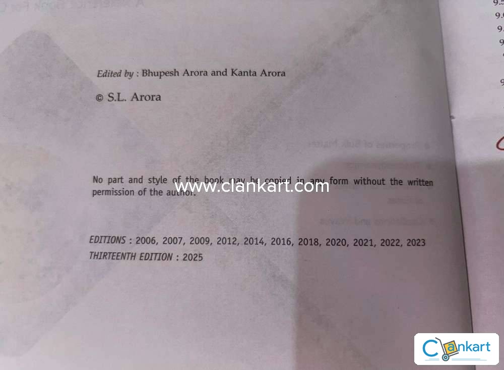 Buy 'New 2025 Simplified PHYSICS Reference Book For Class 11- S.L ...
