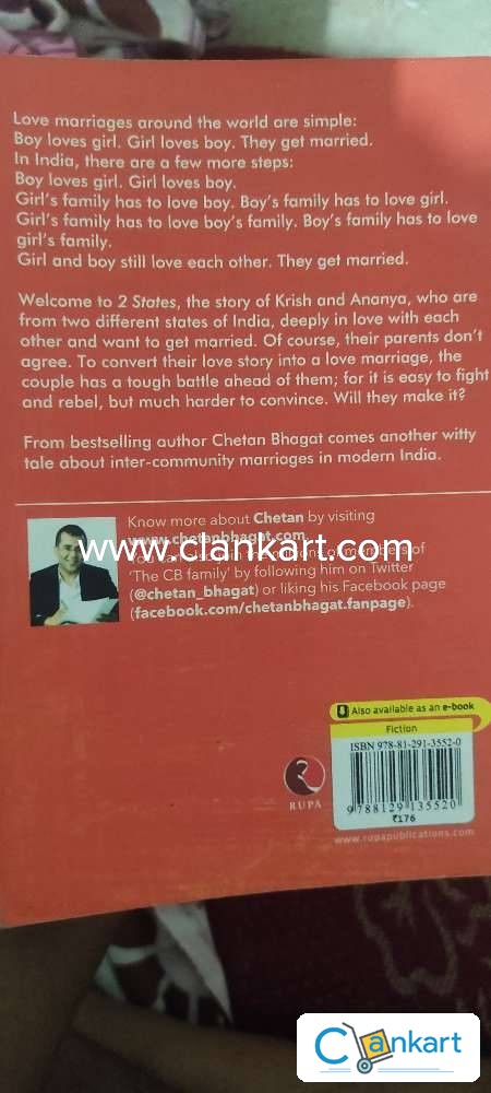 Buy '2 States: The Story Of My Marriage' Book In Excellent Condition At ...