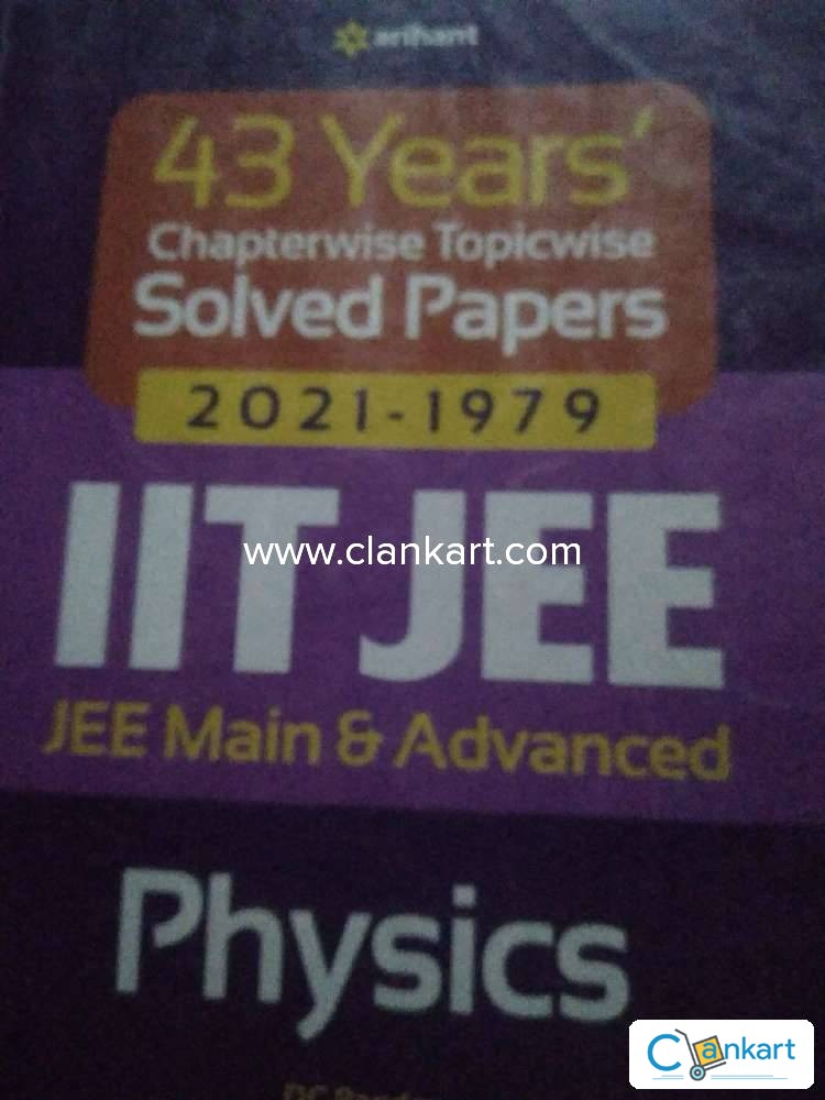 Buy '43 Years Chapterwise Topicwise Solved Papers (2021-1979) IIT JEE ...