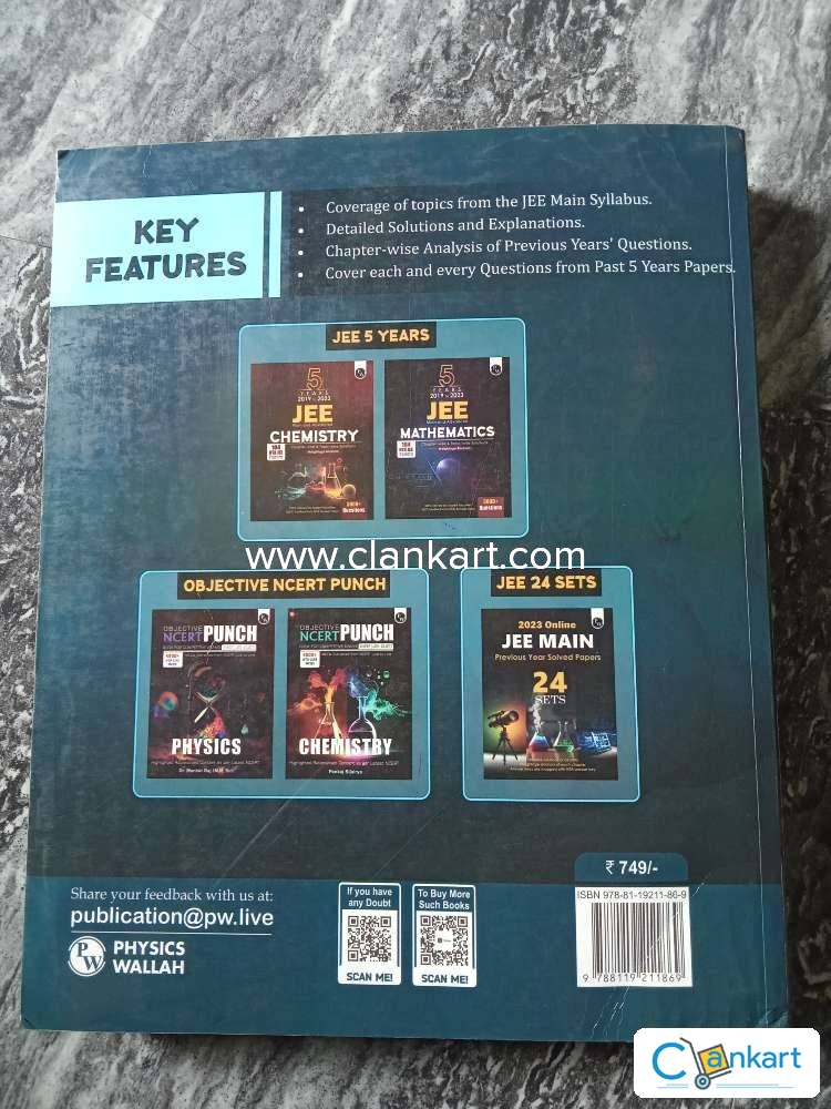 Buy '5 Years PW Physics PYQ Book' Book In Excellent Condition At ...