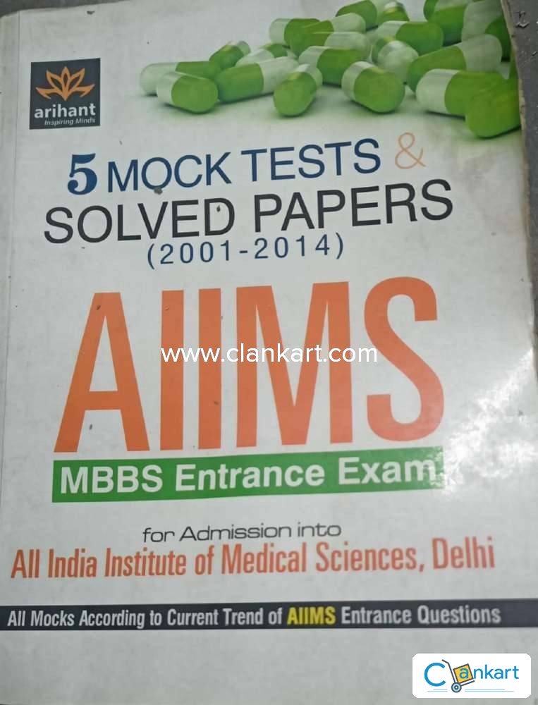 Buy 'AIIMS 5 Mock Test Papers And Solved Papers 2001-2014' Book In Fair ...