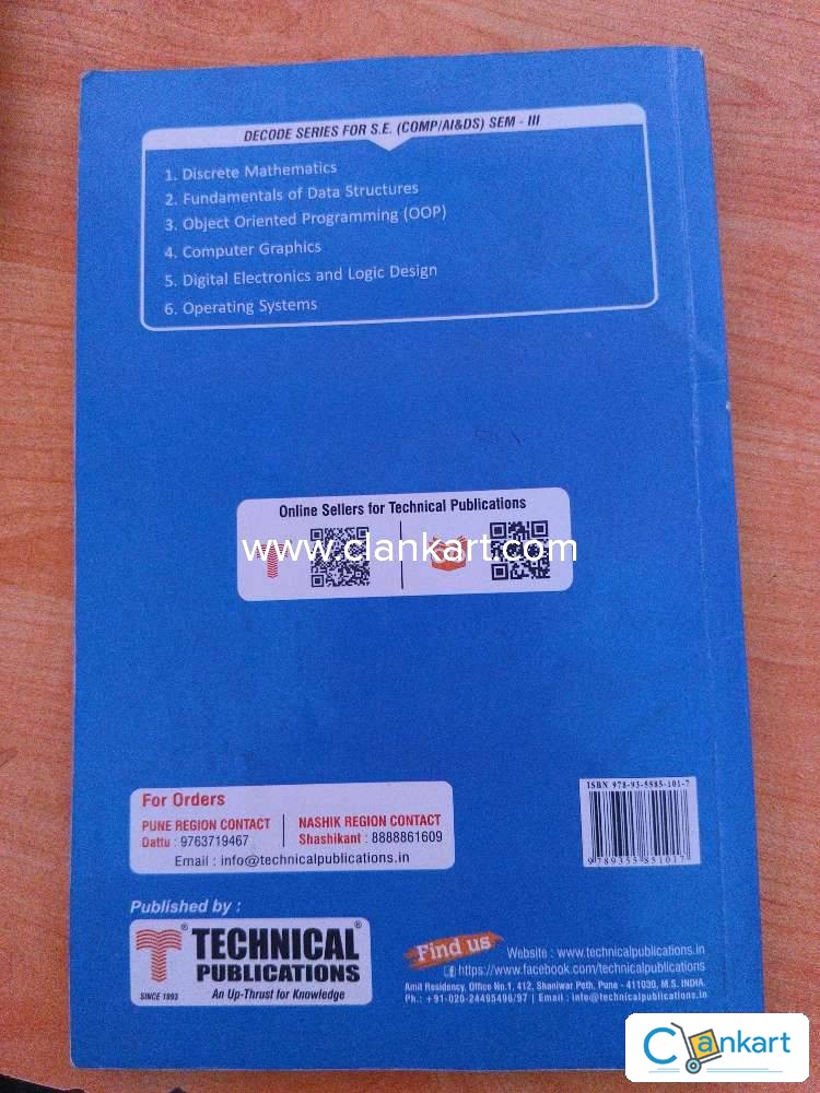 Buy 'Fundamentals Of Data Structures For SPPU 19 Course (SE - III ...