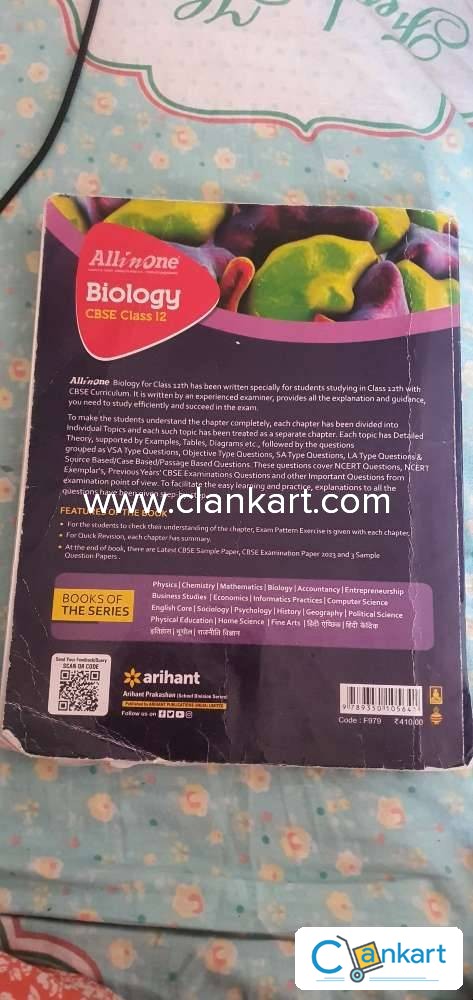Buy 'All In One Class 12th Biology For CBSE Exam 2024' Book In Good ...