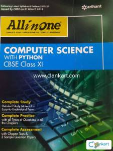 Buy 'All In One COMPUTER SCIENCE With PYTHON CBSE Class 11th' Book In ...