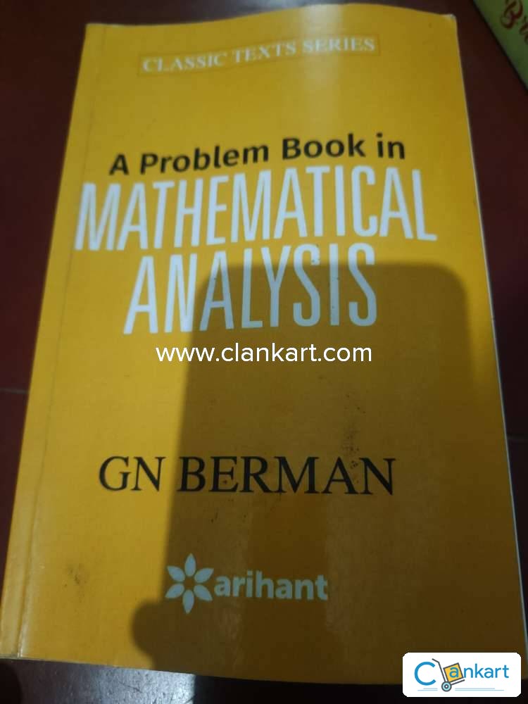 Buy 'A Problem Book In MATHEMATICAL ANALYSIS [Paperback] [Jan 01, 2016 ...