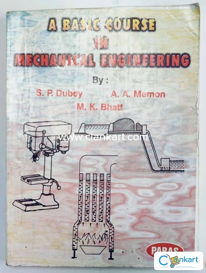 Buy 'A Basic Course In Mechanical Engineering' Book In Excellent ...