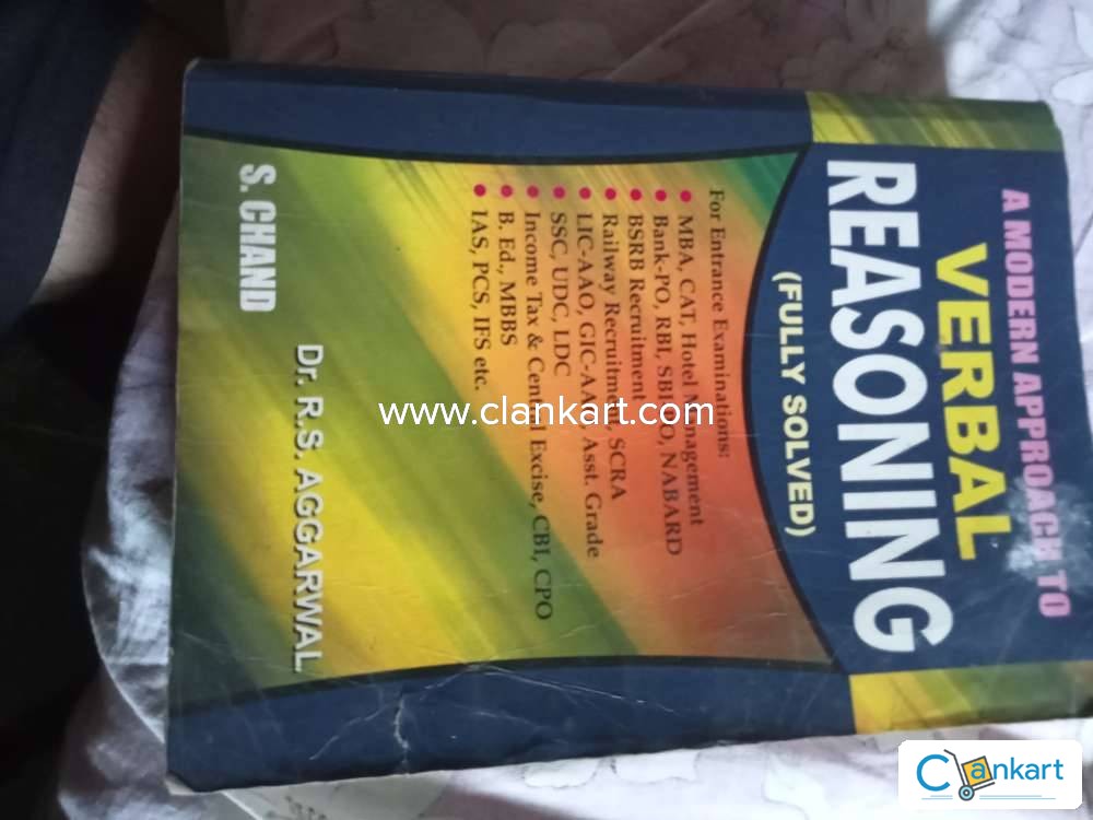 Buy 'A MODERN APPROACH TO VERBAL REASONING' Book In Excellent Condition ... Buy 'A MODERN APPROACH TO VERBAL REASONING' Book In Excellent Condition ...