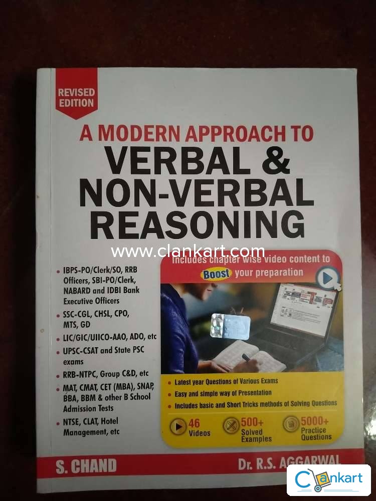 Buy 'A Modern Approach To Verbal & Non-Verbal Reasoning' Book In ...