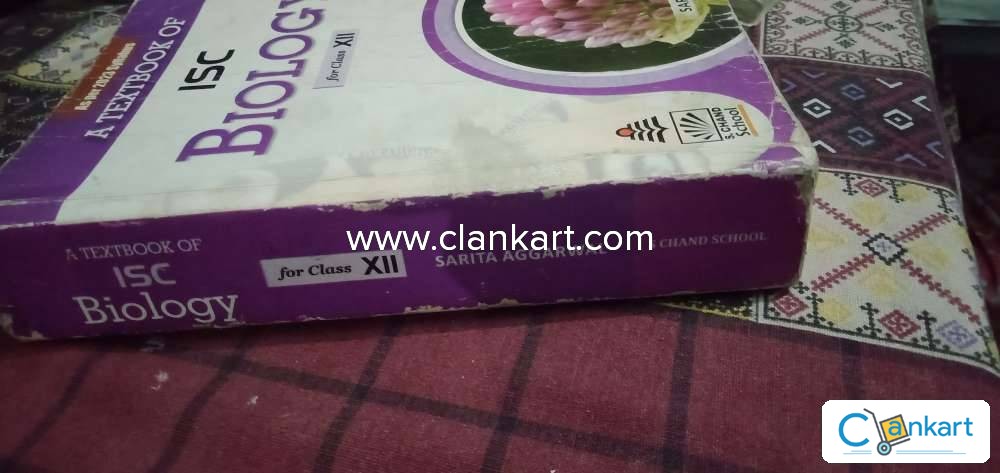 Buy 'A TEXTBOOK OF ISC BIOLOGY For Class -XII' Book In Good Condition ...