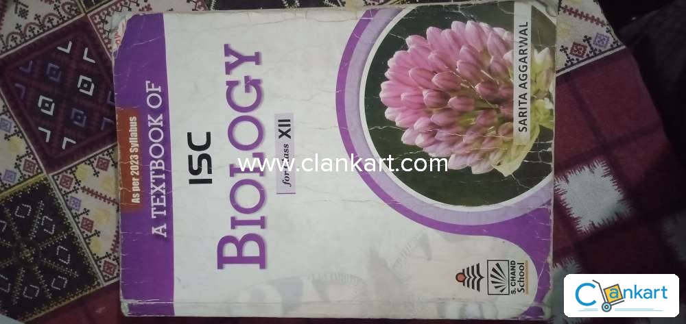 Buy 'A TEXTBOOK OF ISC BIOLOGY For Class -XII' Book In Good Condition ...