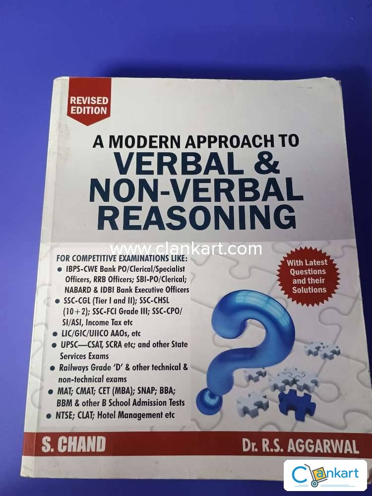 Buy 'A Modern Approach To Verbal & Non-Verbal Reasoning' Book In ...
