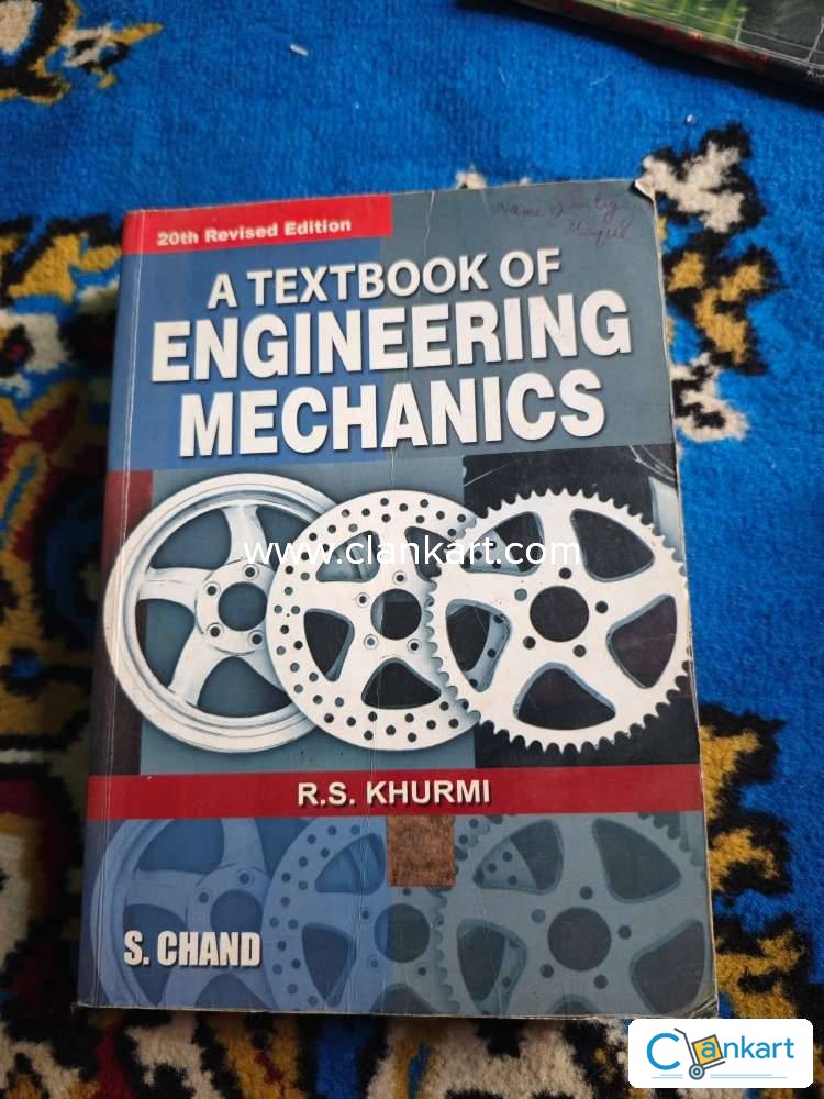 Buy 'A Textbook Of Engineering Mechanics' Book In Excellent Condition ...