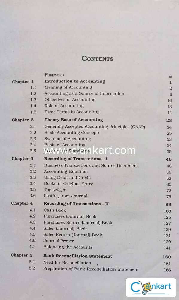 Buy 'Accountancy, Financial Accounting-part-1' Book In Excellent ...