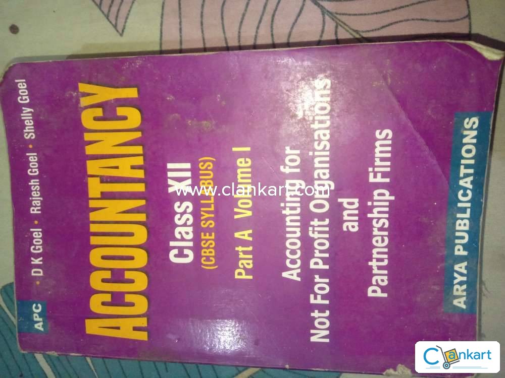 Buy 'Accountancy Class- XII (Part-A) Vol-I' Book In Excellent Condition ...