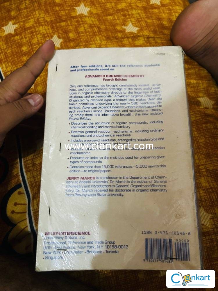 Buy 'Advanced Organic Chemistry Fourth Edition' Book In Excellent ...