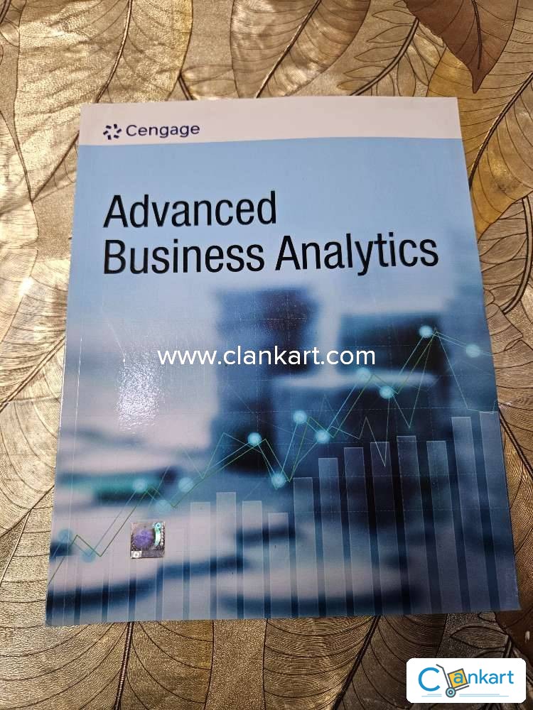 Buy 'Advanced Business Analytics' Book In Excellent Condition At ...