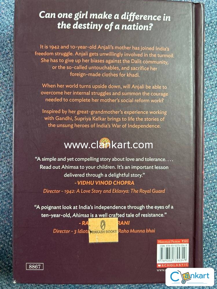 Buy 'Ahimsa' Book In Excellent Condition At Clankart.com