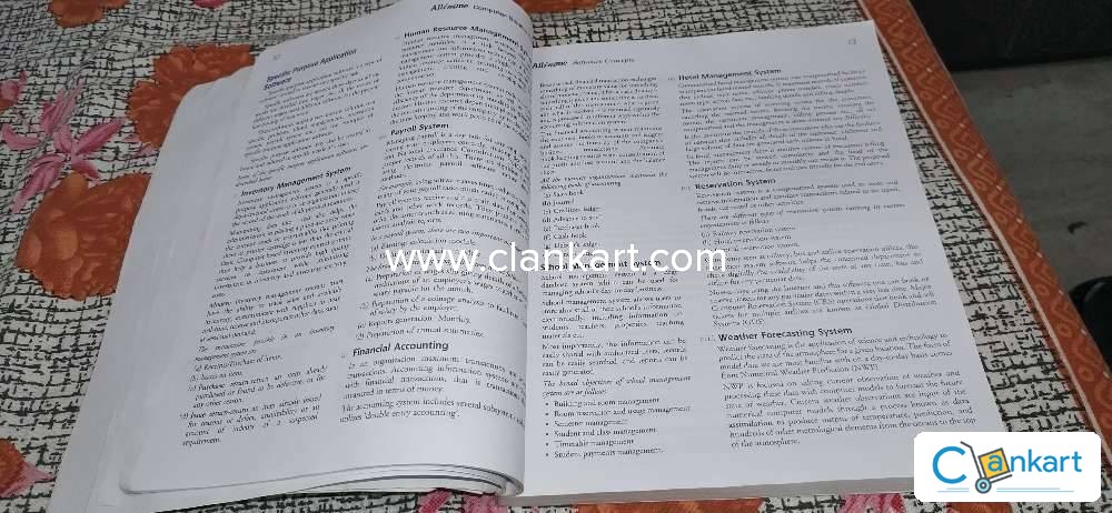 Buy 'All In One Computer Science CBSE Class 11th' Book In Excellent ...