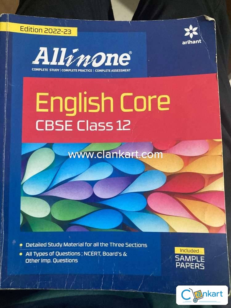 Buy 'CBSE All In One English Core Class 12 2022-23 Edition' Book In ...
