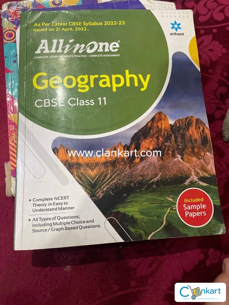 Buy 'Geography, All In One CBSE Class 11th' Book In Excellent Condition At Clankart.com