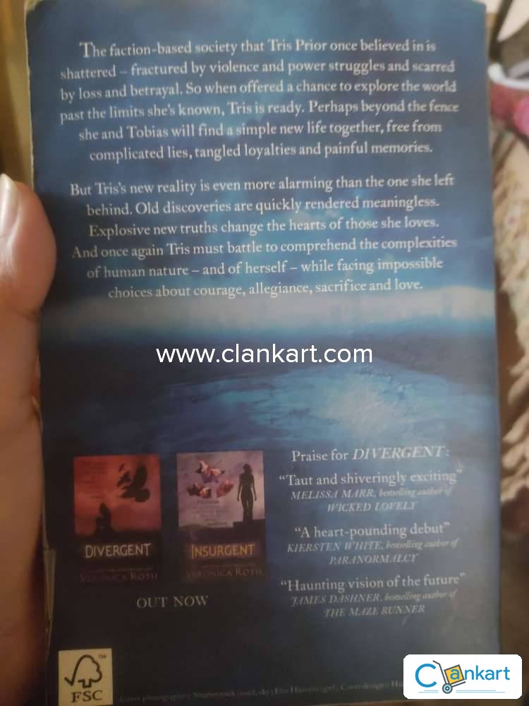 Buy 'Allegiant (Divergent #3)' Book In Excellent Condition At Clankart.com
