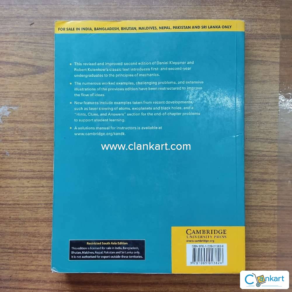 Buy 'INTRODUCTION TO MECHANICS 2ND EDITION' Book In Excellent Condition ... Buy 'INTRODUCTION TO MECHANICS 2ND EDITION' Book In Excellent Condition ...