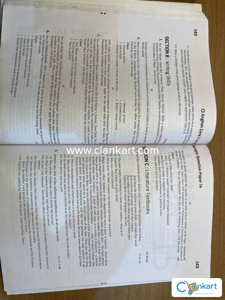 Buy '15 Sample Question Papers English Core Class 12th CBSE 2019-2020 ...