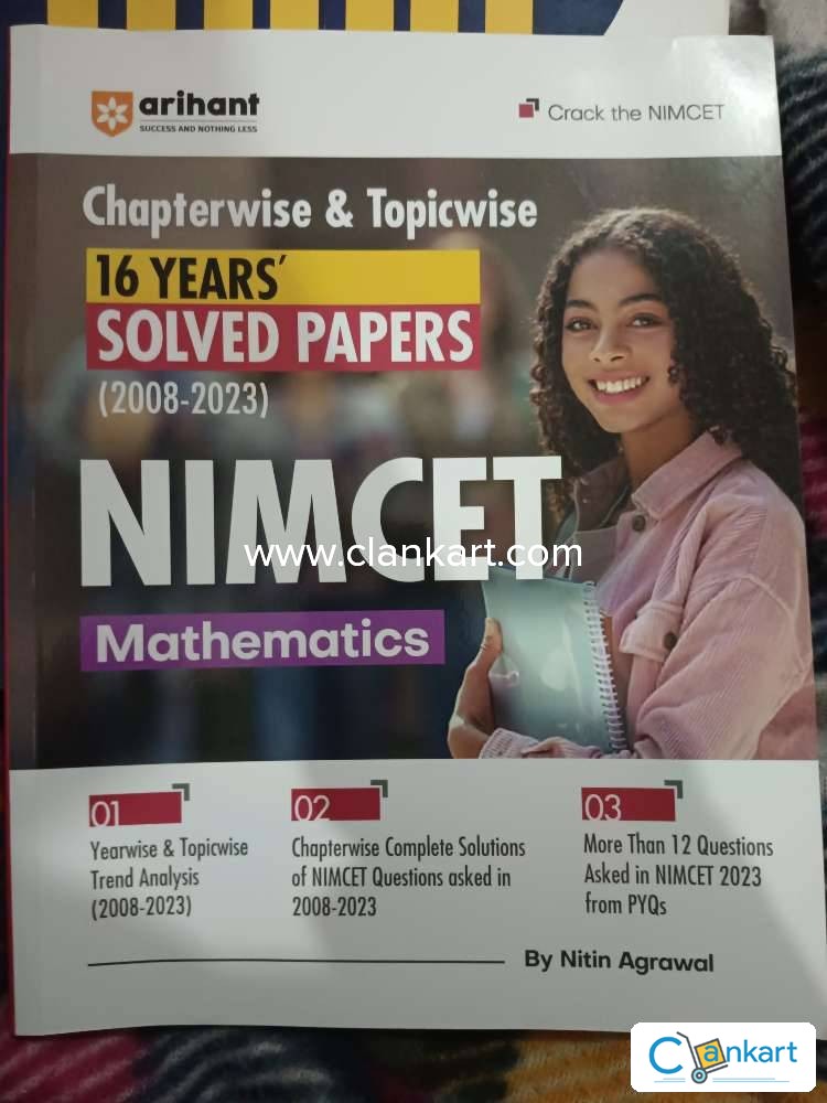 Buy '16 Years Solved Paper Nimcet Mathematics Arihant' Book In ... Buy '16 Years Solved Paper Nimcet Mathematics Arihant' Book In ...