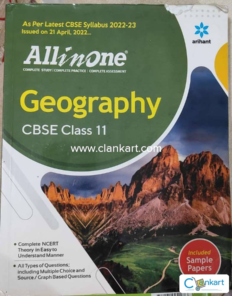 Buy 'Arihant All In One Geography Class 11' Book In Excellent Condition At Clankart.com