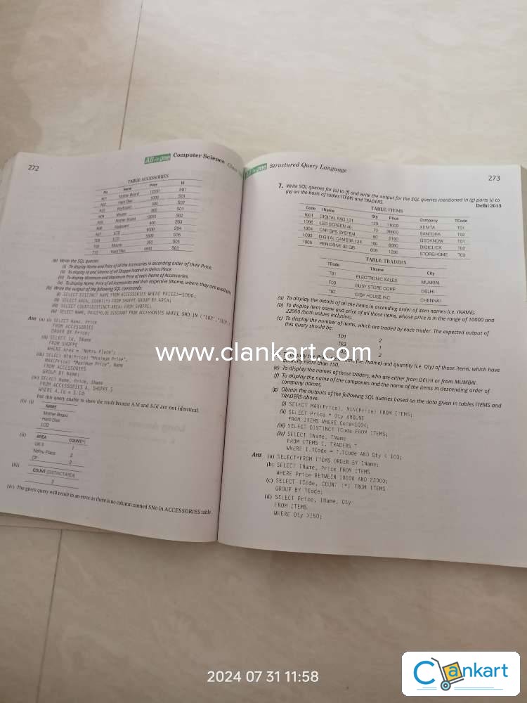 Buy 'All-In-One Computer Science CBSE For Class 12' Book In Excellent ... Buy 'All-In-One Computer Science CBSE For Class 12' Book In Excellent ...