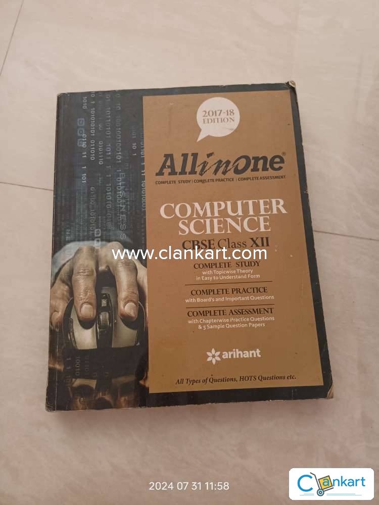 Buy 'All-In-One Computer Science CBSE For Class 12' Book In Excellent ... Buy 'All-In-One Computer Science CBSE For Class 12' Book In Excellent ...