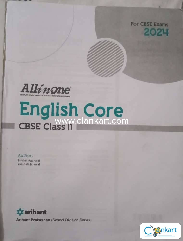 Buy All In One Class 11th English Core For Cbse Exam 2024 Book In