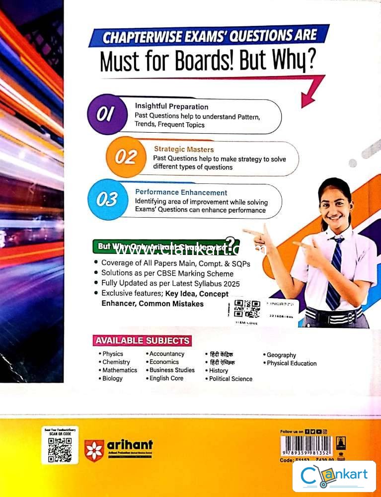 Buy 'Arihant CBSE Physics Chapterwise Question Bank 2010-2024' Book In ...