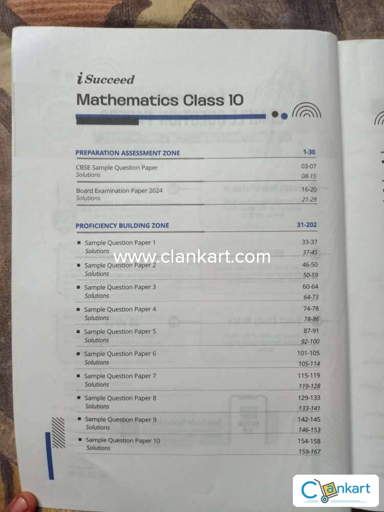 Buy 'Class 10 Arihant, Isuceed 15 Sample Question Paper With Quick ...
