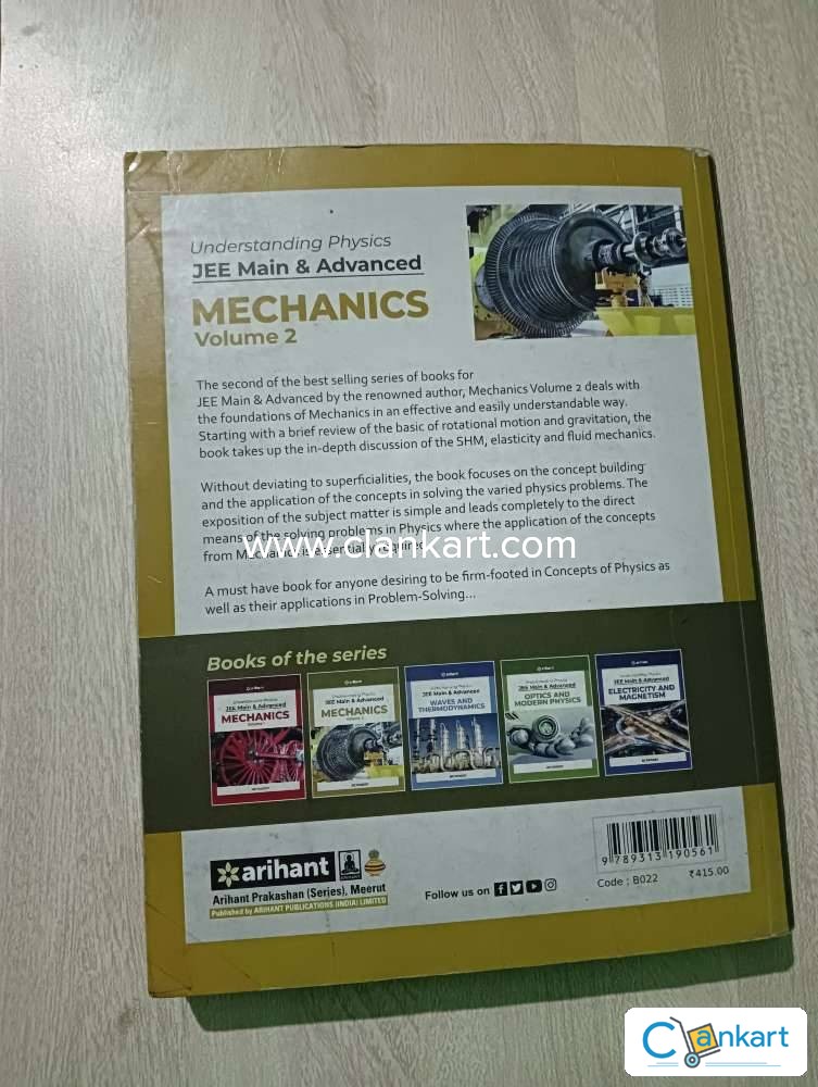 Buy 'Understanding Physics For JEE Main And Advanced Mechanics Part 2 ... Buy 'Understanding Physics For JEE Main And Advanced Mechanics Part 2 ...