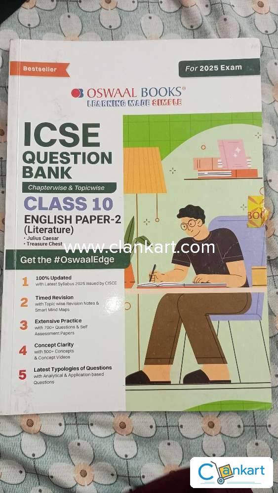 Buy 'Oswaal ICSE Question Bank SOLVED PAPERS | Class 10 | English-II ...