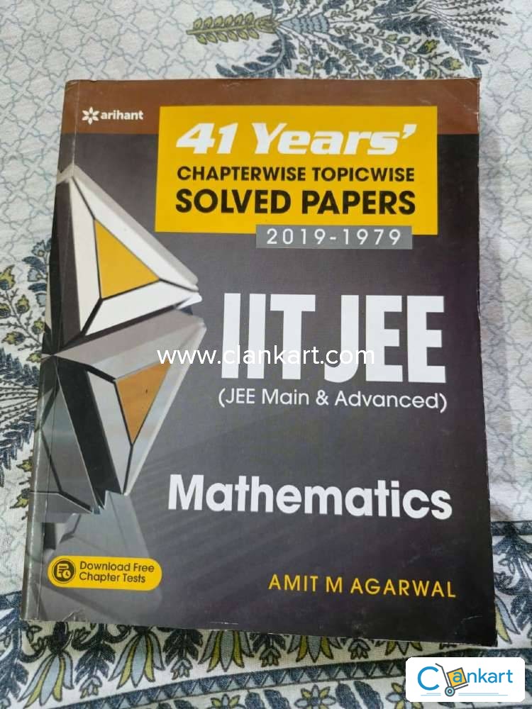 Buy 'Arihant 41Years IIT JEE Solved Papers Mathematics' Book In Excellent Condition At Clankart.com