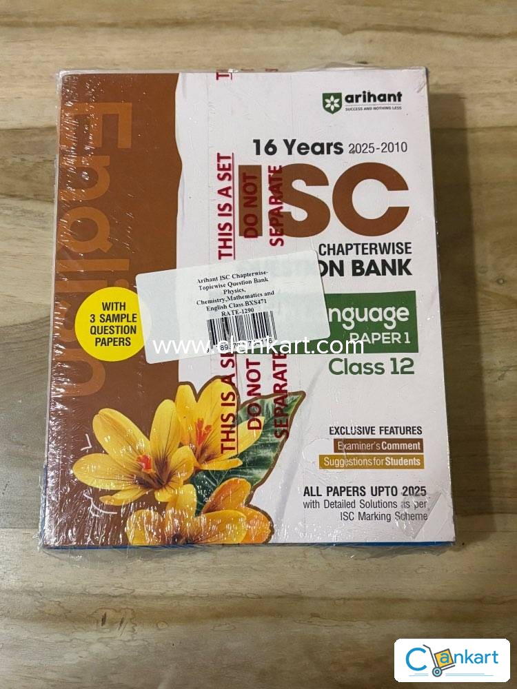Buy 'Arihant ISC Question Bank Chapterwise & Topicwise Class 12 Physics ...