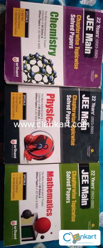 Buy 'Arihant Jee Main Pyqs(Maths,chemistry,physics)' Book In Excellent ...