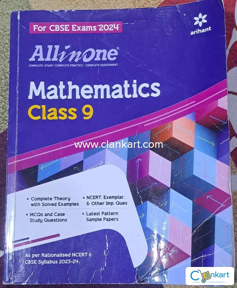 Buy 'All In One Class 9th Mathematics For CBSE Exam 2024' Book In Good ...