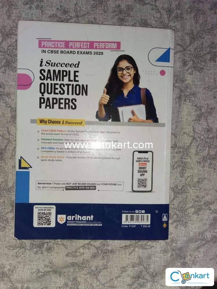 Buy 'Arihant Maths Calss 9 10 Sample Question Papers' Book In Excellent ...