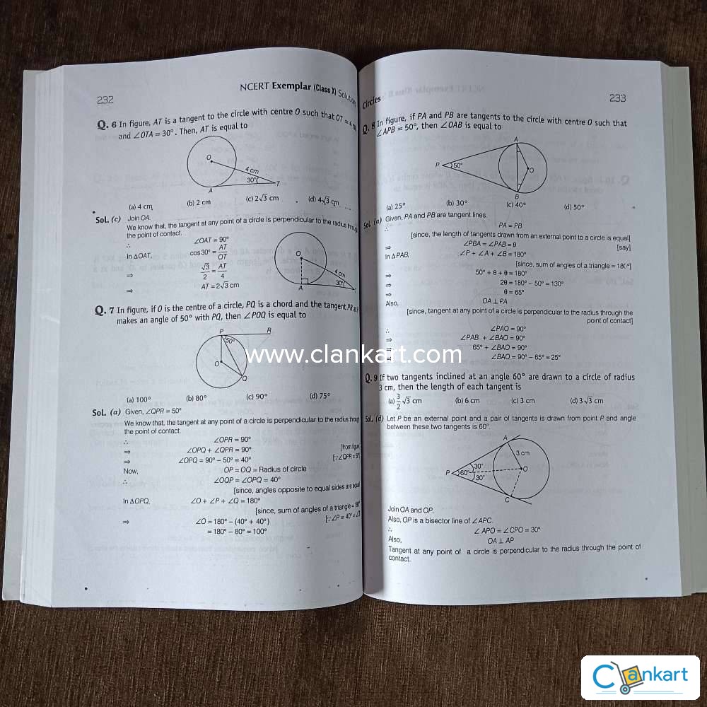 Buy 'NCERT Exemplar Problems-Solutions Mathematics Class 10th' Book In ...