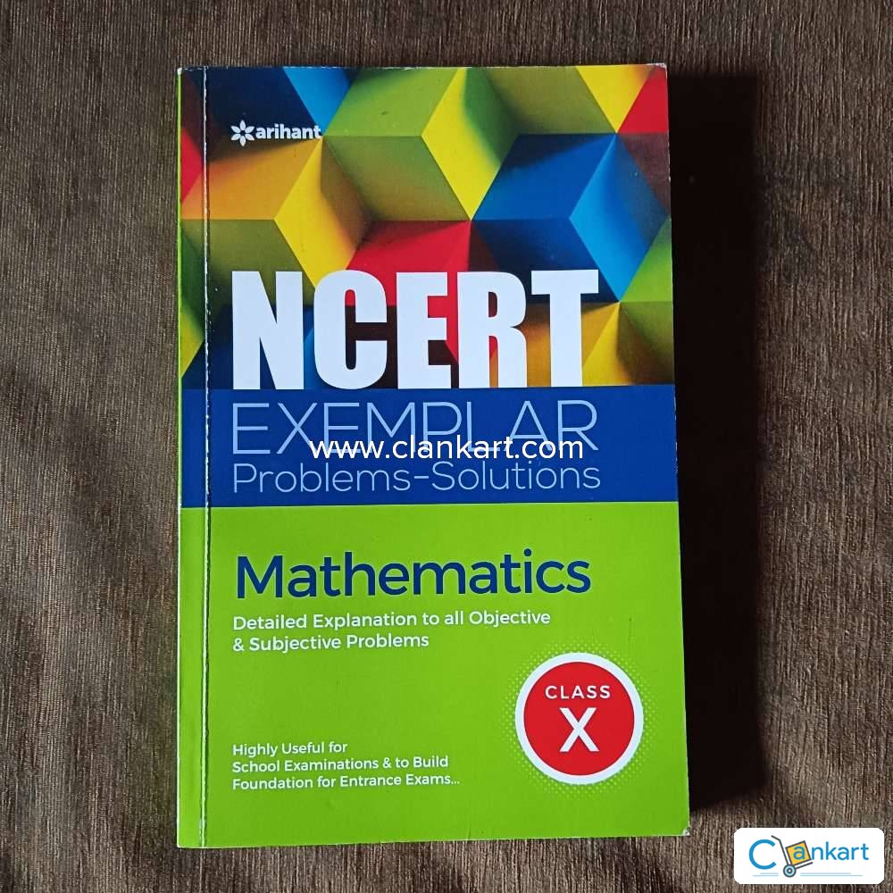 Buy 'NCERT Exemplar Problems-Solutions Mathematics Class 10th' Book In ...
