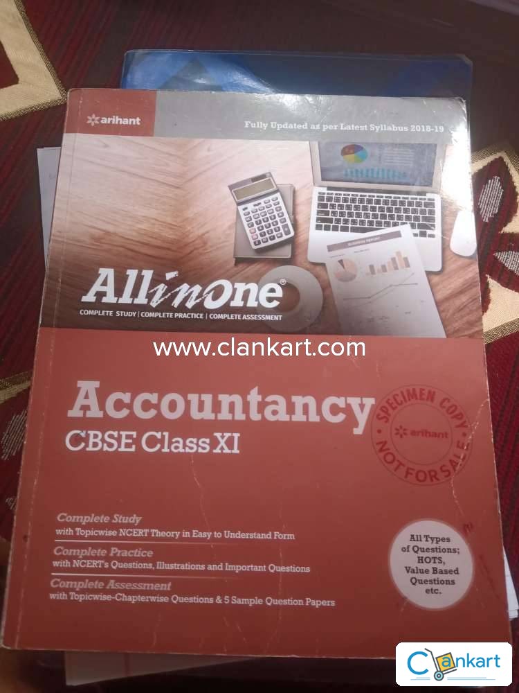 Buy 'CBSE All In One Accountancy Class 11 For 2018 - 19 (Old Edition ...