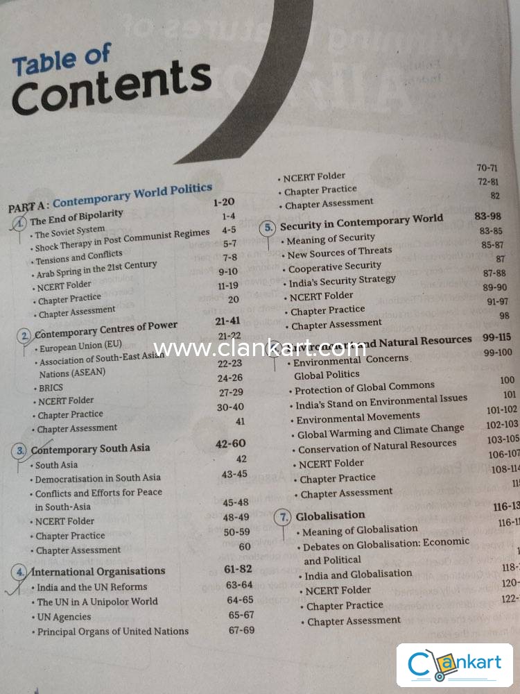 Buy 'All In One Class 12th Political Science For CBSE Exam 2024' Book ...