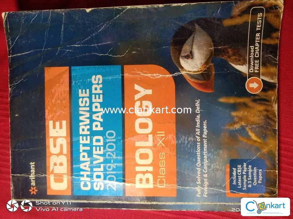 Buy 'Arihant Cbse Chapter Wise Solved Paper Biology Class 12th' Book In ...