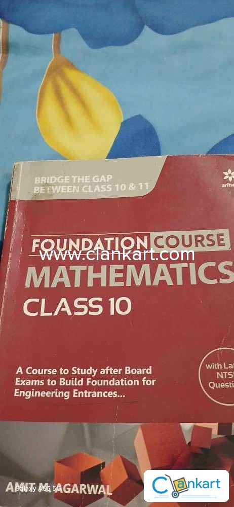 Buy 'Foundation Course Mathematics Class 10' Book In Excellent ...