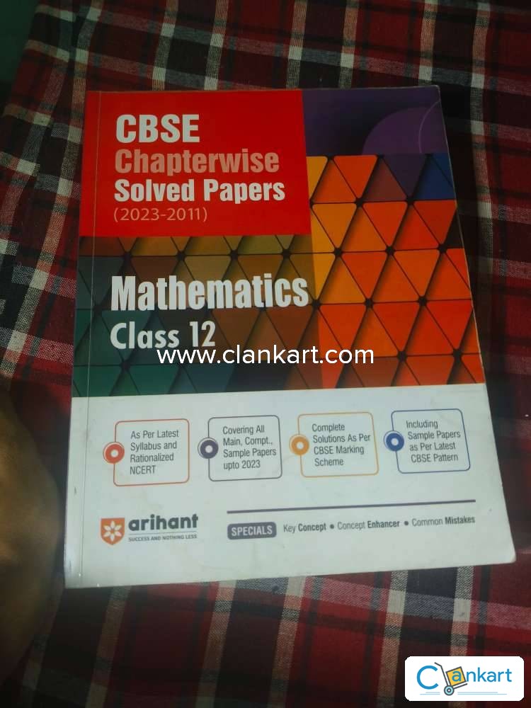 Buy 'CBSE Chapterwise Solved Papers 2023-2011 Mathematics Class 12th ...